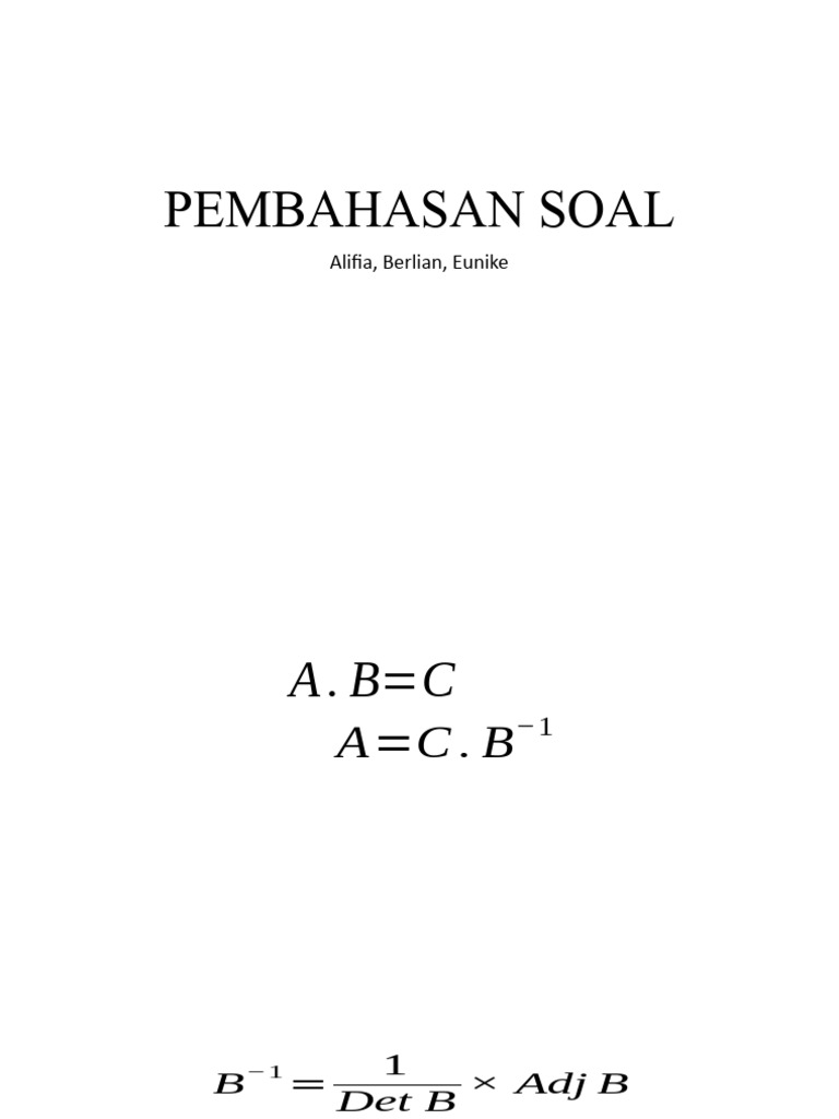 MTK TK. LANJUT - Kelompok | PDF