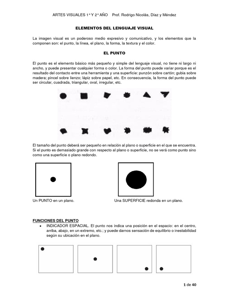 Elementos del Lenguaje Visual | PDF | Color | Perspectiva (Gráfica)