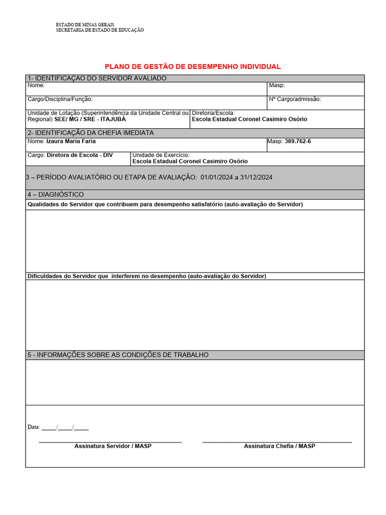 Modelo Pgdi 2024 Peub | Download grátis PDF | Estado | Pedagogia