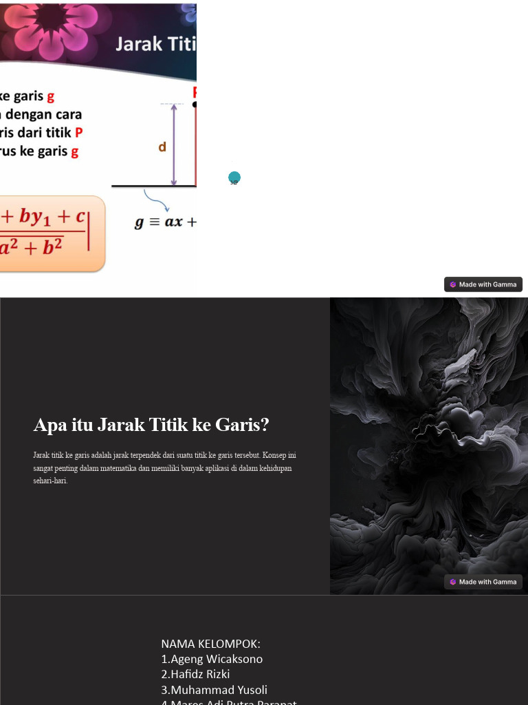 Jarak Titik Ke Garis | PDF | Seni | Teknologi & Rekayasa