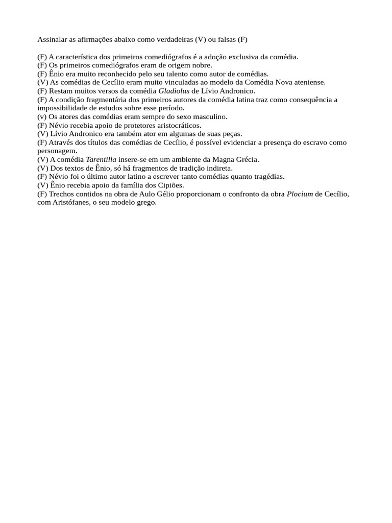 Atividade - Primeiros Autores Teatrais | PDF