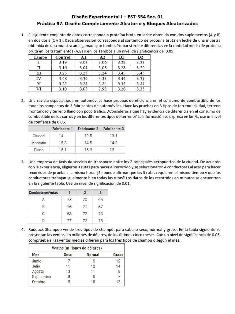 Practica 7 - DBCA | PDF | Negocios | Ciencia y matemática