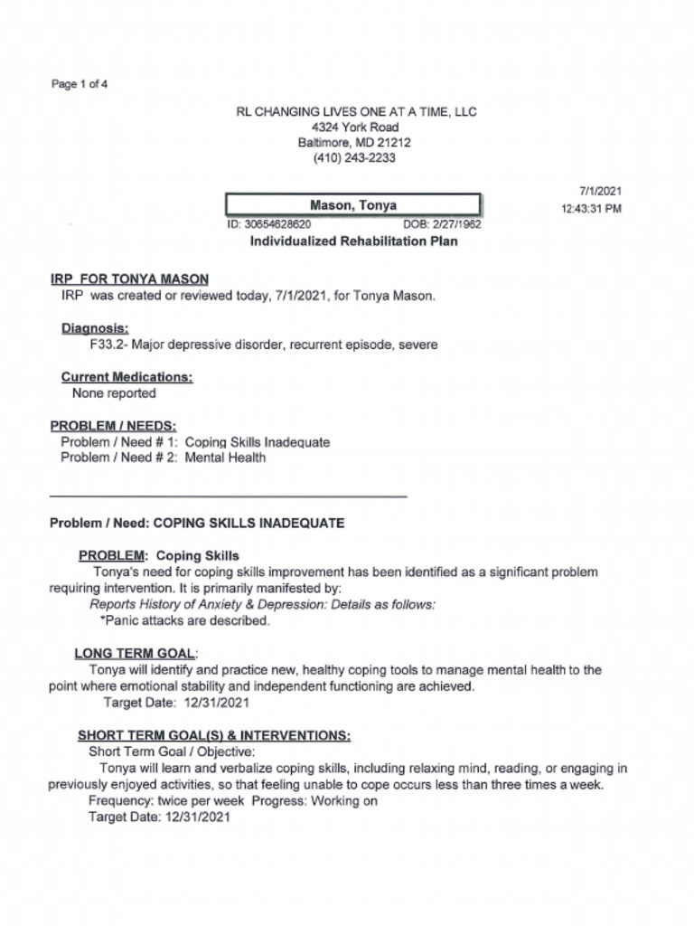 Tonya Mason Irp00809120210706095337 | PDF