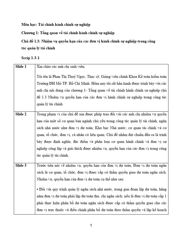 TCHCSN-C1-CD1.3-Script | PDF