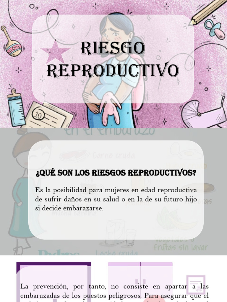 Riesgo Reproductivo | PDF | El embarazo | Reproducción