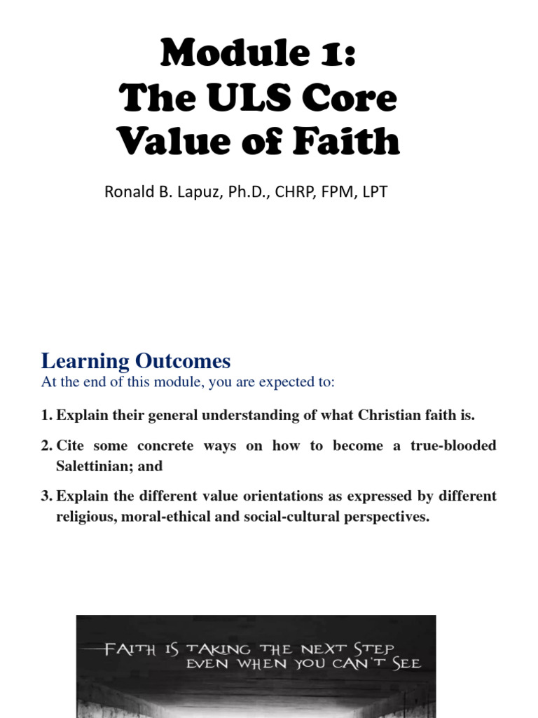 Faith | PDF | Faith | Jesus