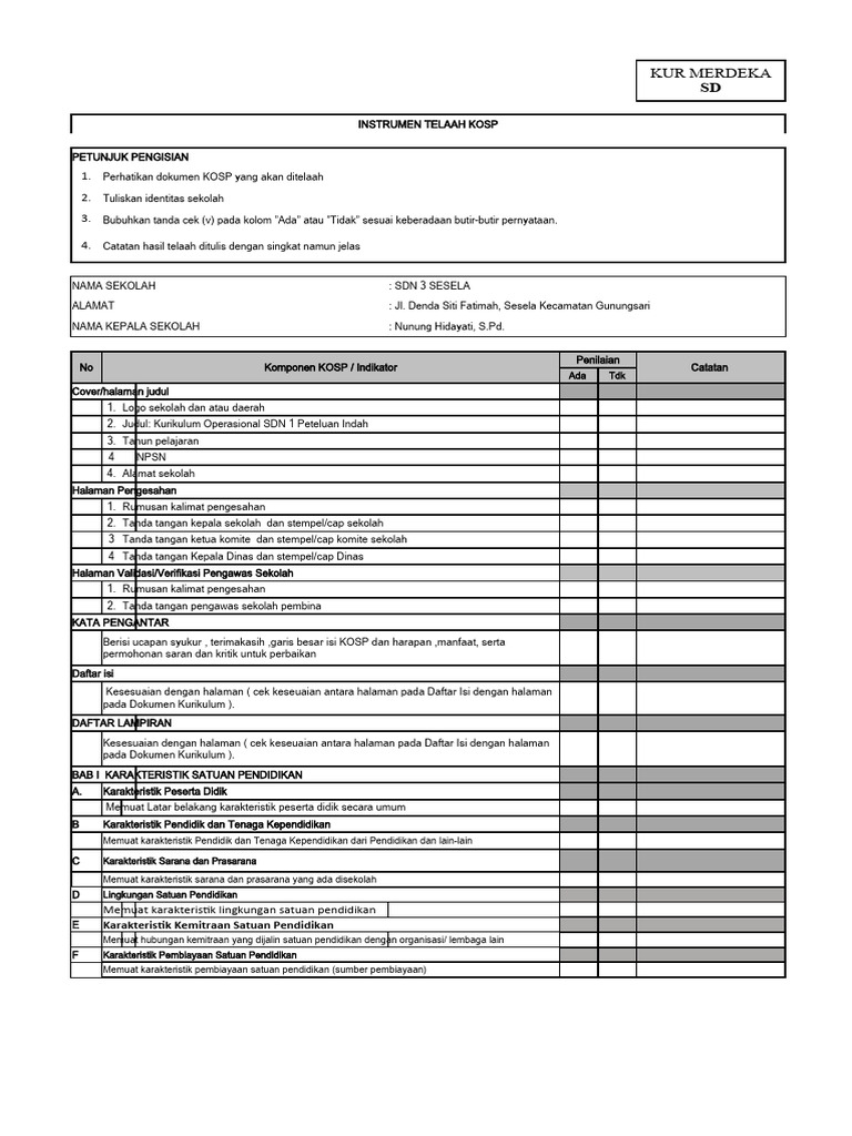 Lembar Koreksi Kosp | PDF | Karier & Perkembangan