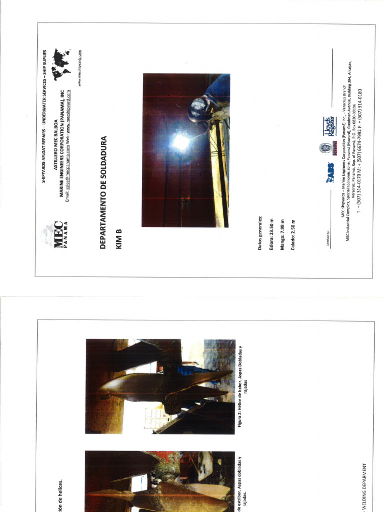 Reporte de Dique Seco Kimb Abril 2016 MEC | PDF
