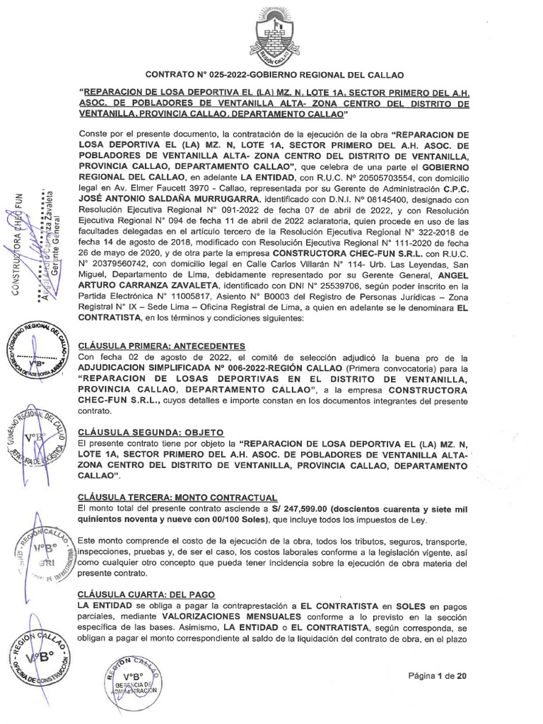 Documento Contratos | PDF