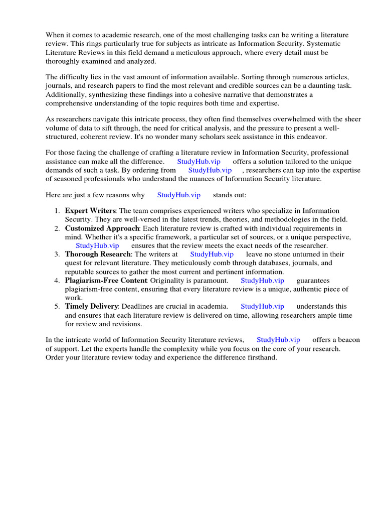 Systematic Literature Review Information Security | PDF | Information ... Systematic Literature Review Information Security | PDF | Information ...