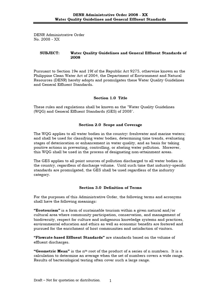 Clean Water Act | PDF | Water Pollution | Water