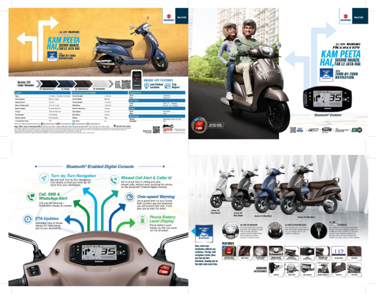 Access 125 Bluetooth Leaflet 30 | PDF