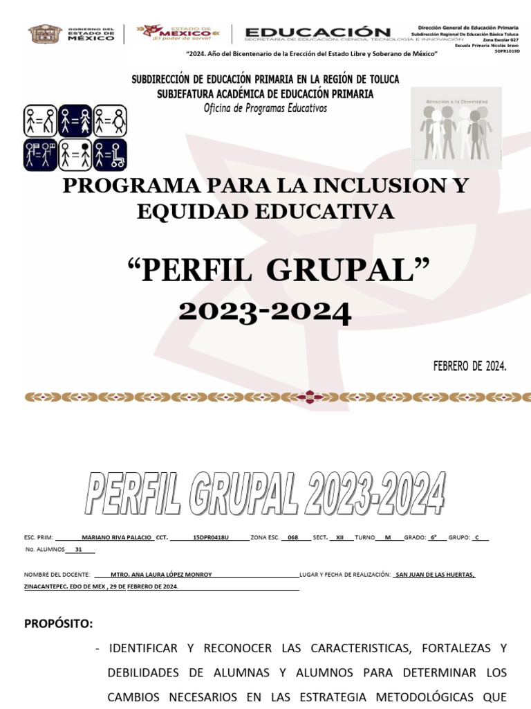 Allm. Perfil Grupal. | PDF | Inteligencia | Cognición