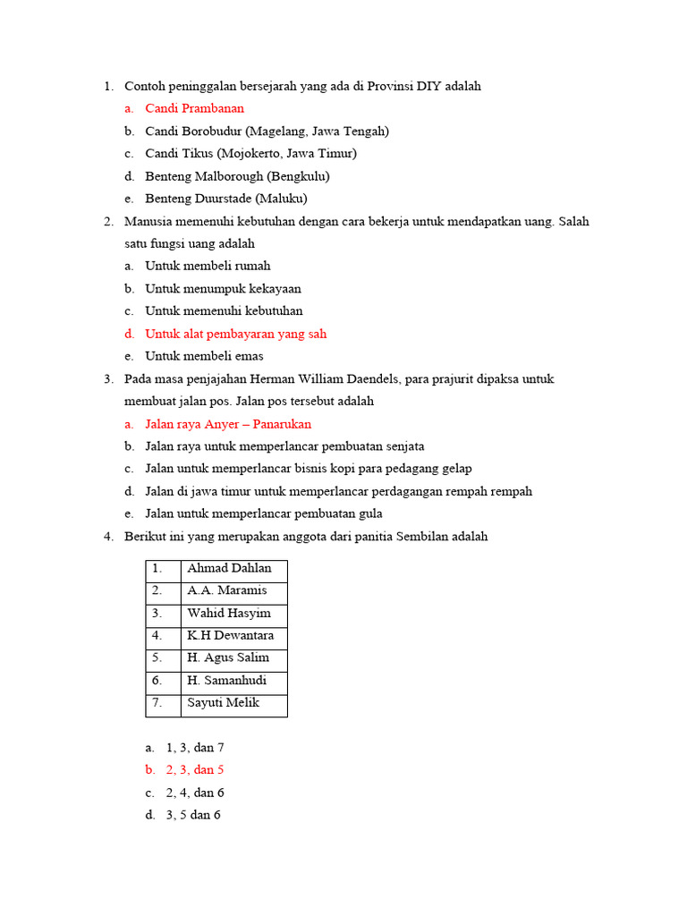 Soal Olimpiade Ips Part 2 | PDF | Perjalanan