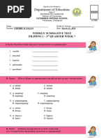 Filipino Phonics Activity | PDF