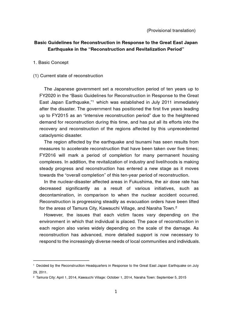 Basic-Guidelines | Download Free PDF | Timeline Of The Fukushima ...