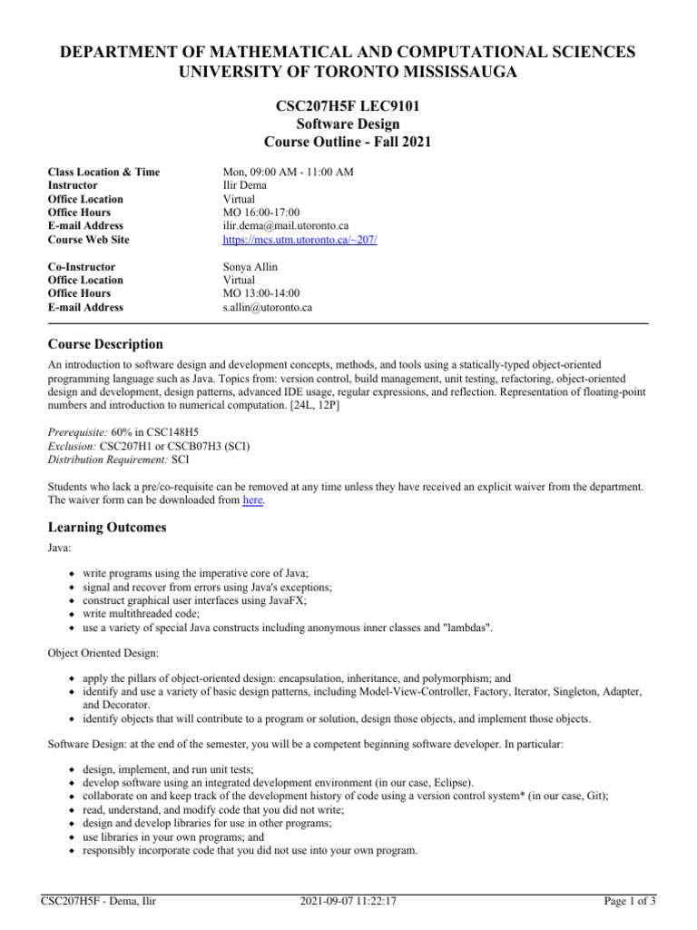 LEC1 | PDF | Java (Programming Language) | Object (Computer Science)