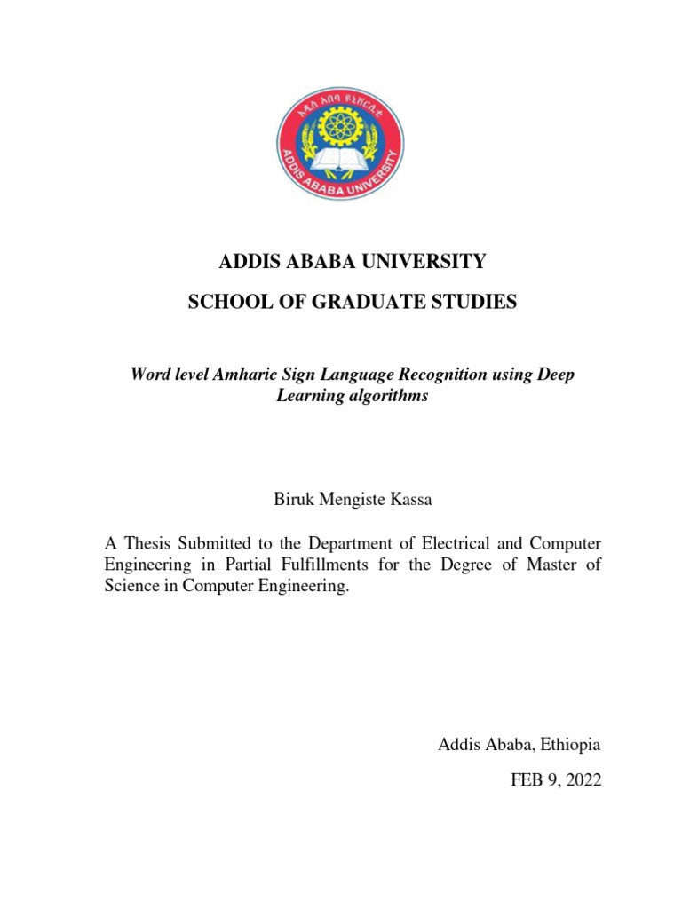 Biruk Mengiste | PDF | American Sign Language | Deep Learning