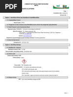 MSDS Sunlight Liquid Dishwashing | PDF
