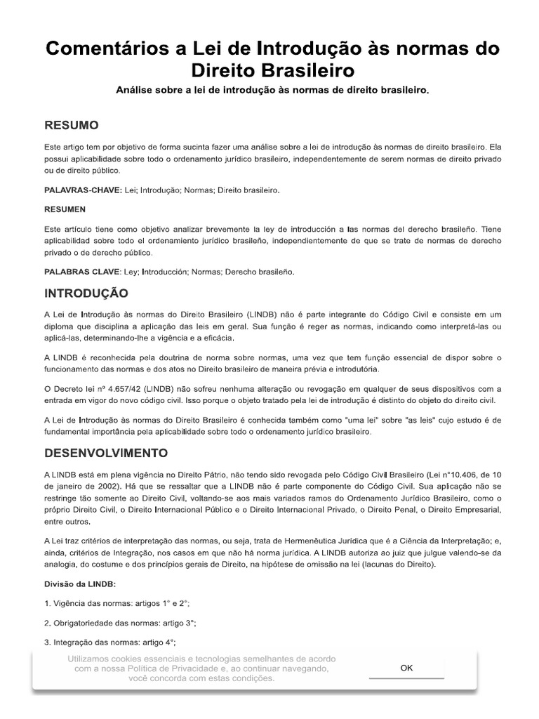 Lindb Comentada | PDF