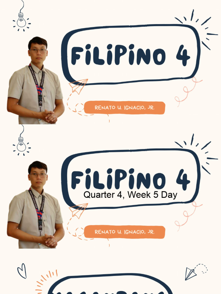 Q4 FILIPINO WEEK5 Pagpupulong-PormalDi-Pormal | PDF