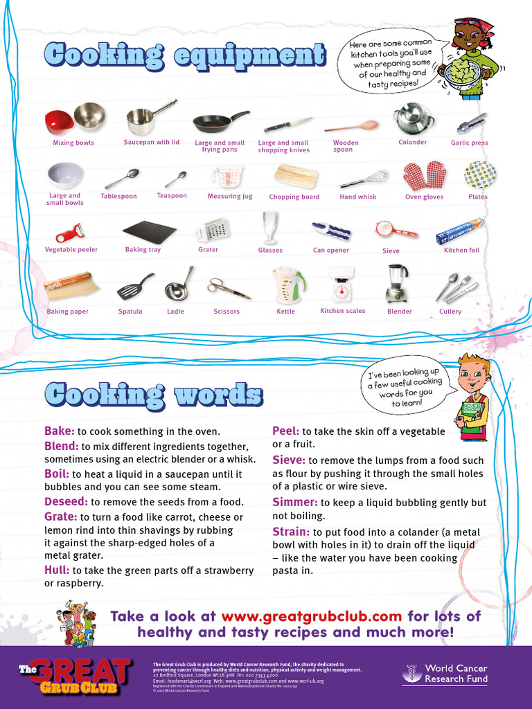 Essential Cooking Terms and Tools | PDF | Cooking | Cookware And Bakeware