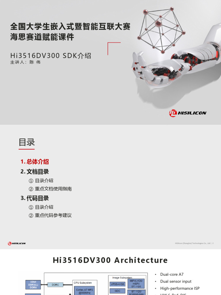 Hi3516DV300 SDK | PDF