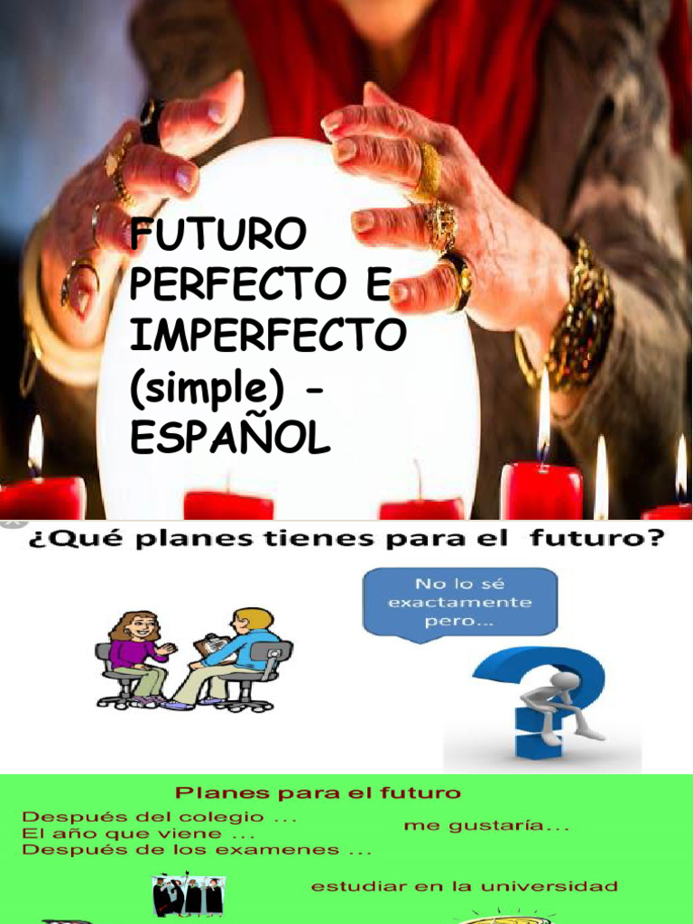 Futuro e Imperfecto en Español | PDF