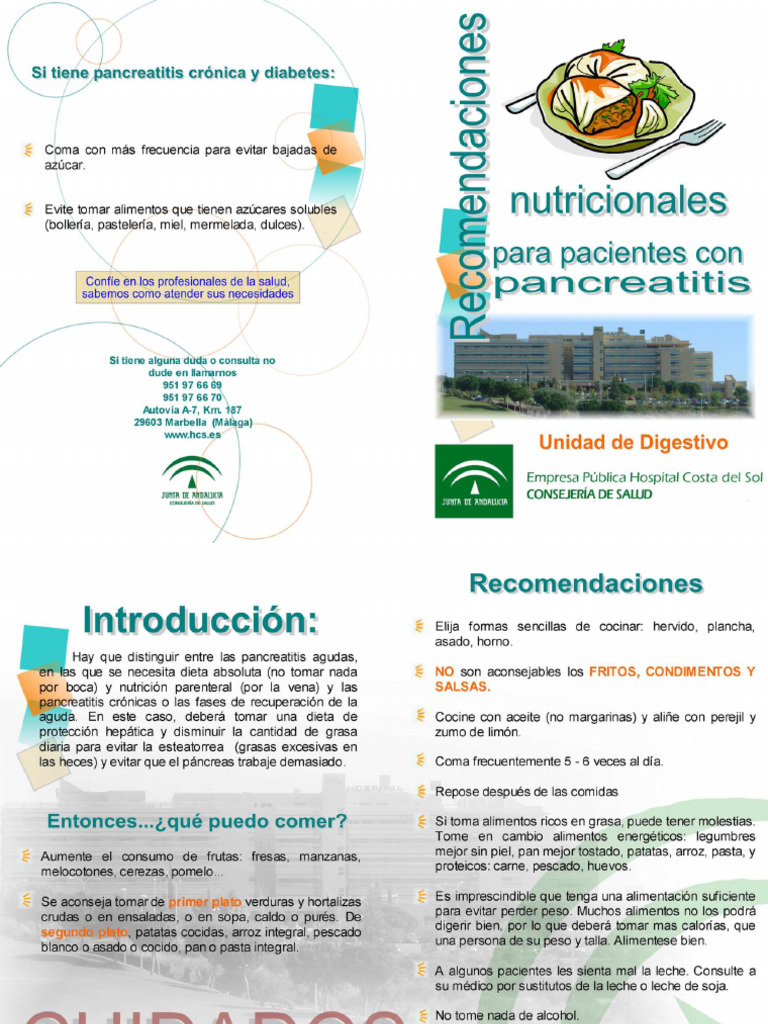 dietas pancreatitis | PDF