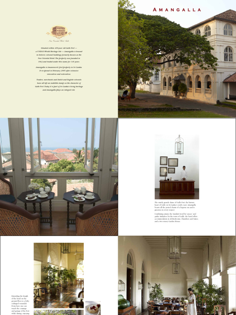 Amangalla Brochure - 2011 | PDF