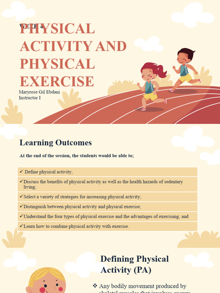Benefits of Physical Activity & Exercise | PDF | Clinical Medicine ...