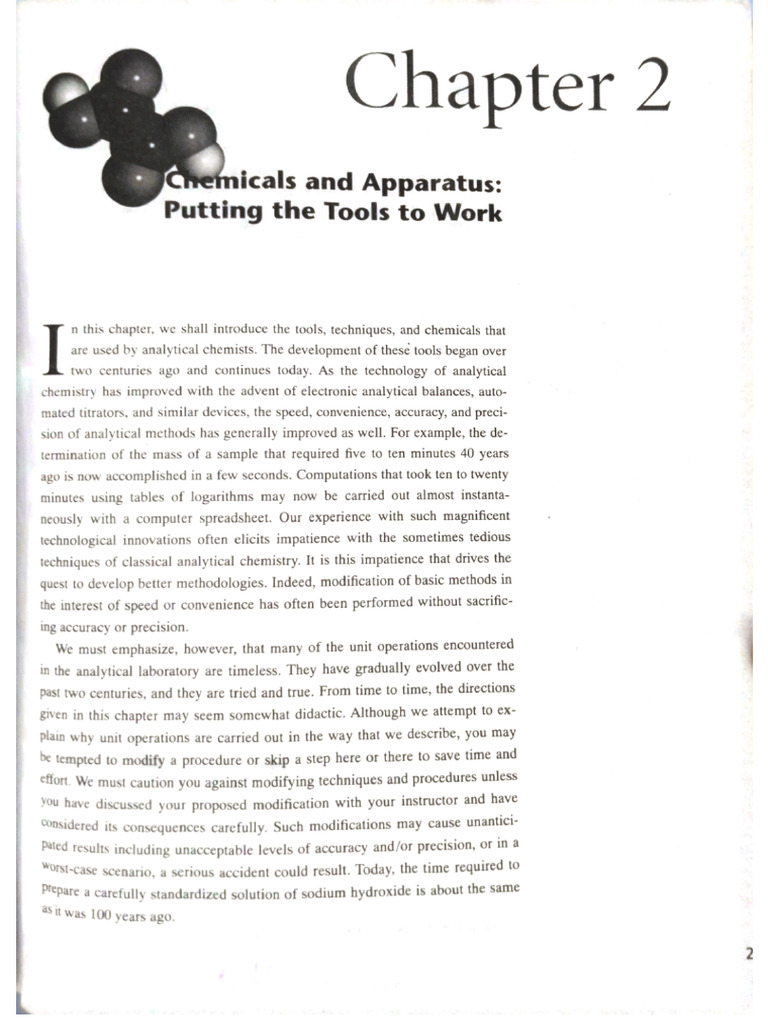 Ana Chem Chapter 2 | PDF