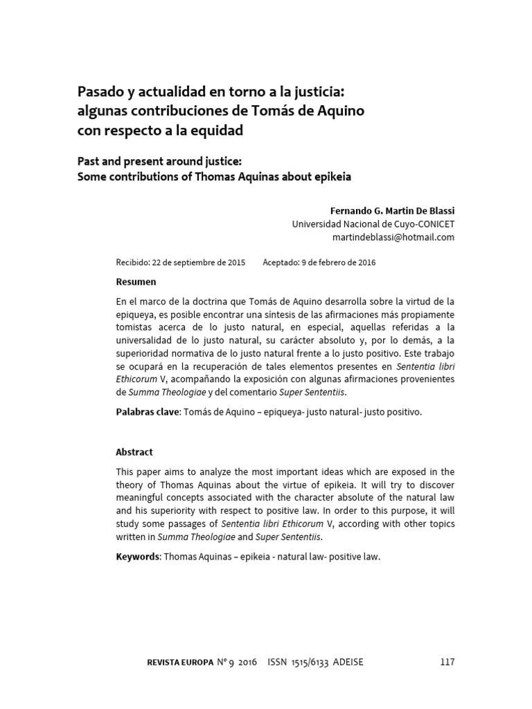 MARTÍN DE BASSI, Fernando, Pasado y Actualidad en Torno A La Justicia ...