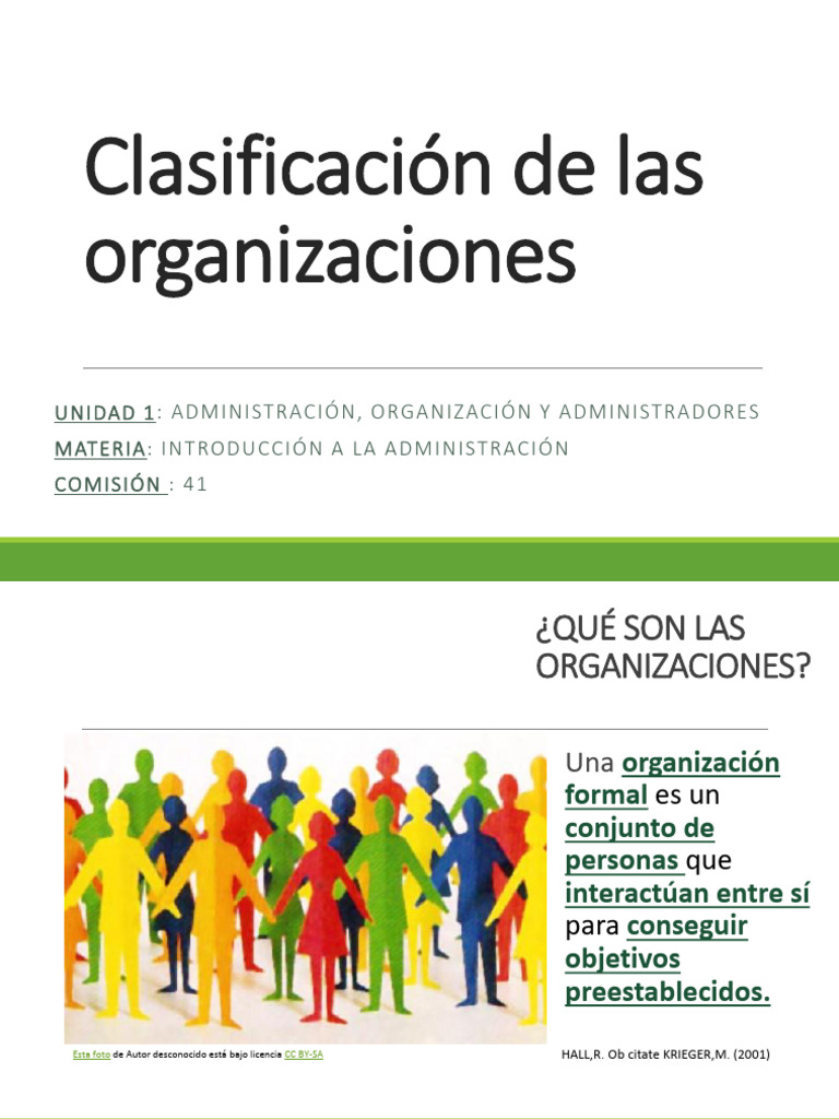02 - Unlu - Iasm - Unidad 01 Clasificación de Organizaciones - Vr01 ...