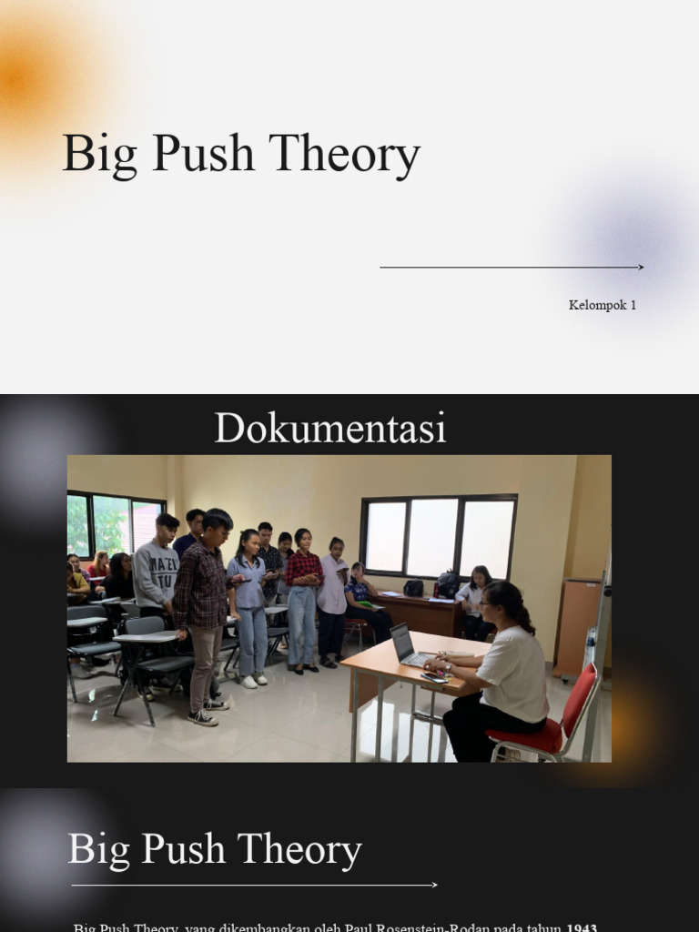 Big Push: Investasi Ekonomi Terkoordinasi | PDF