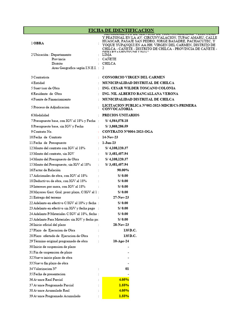Valo 01 de Supervision Kedu | PDF