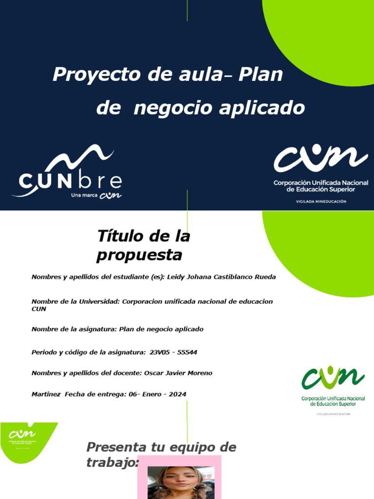 Plan de Negocio ACA | PDF | Marketing | Business