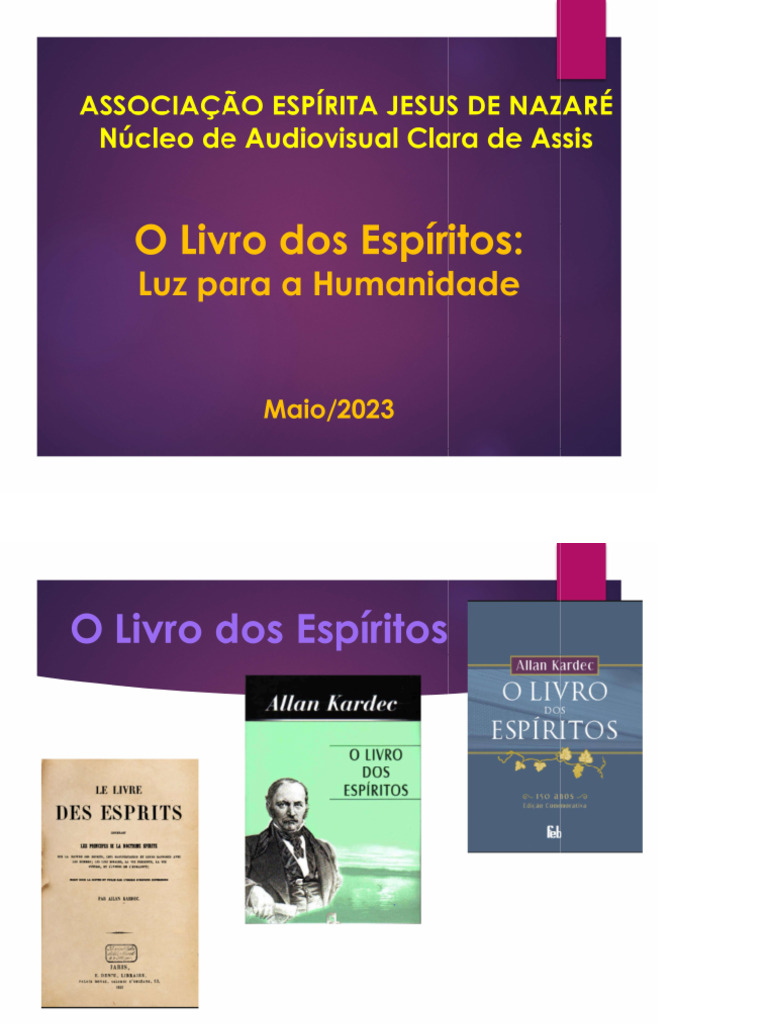 O Livro Dos Espíritos Parte 1 | PDF