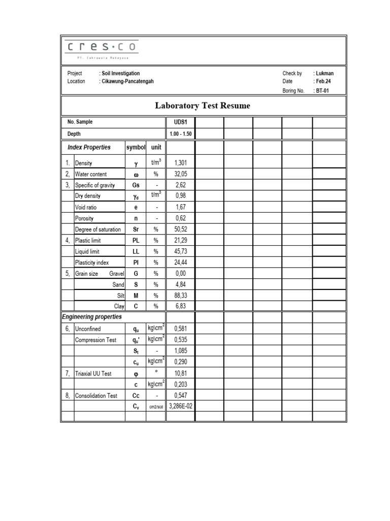 Lab Test | PDF | Geotechnical Engineering | Soil Science