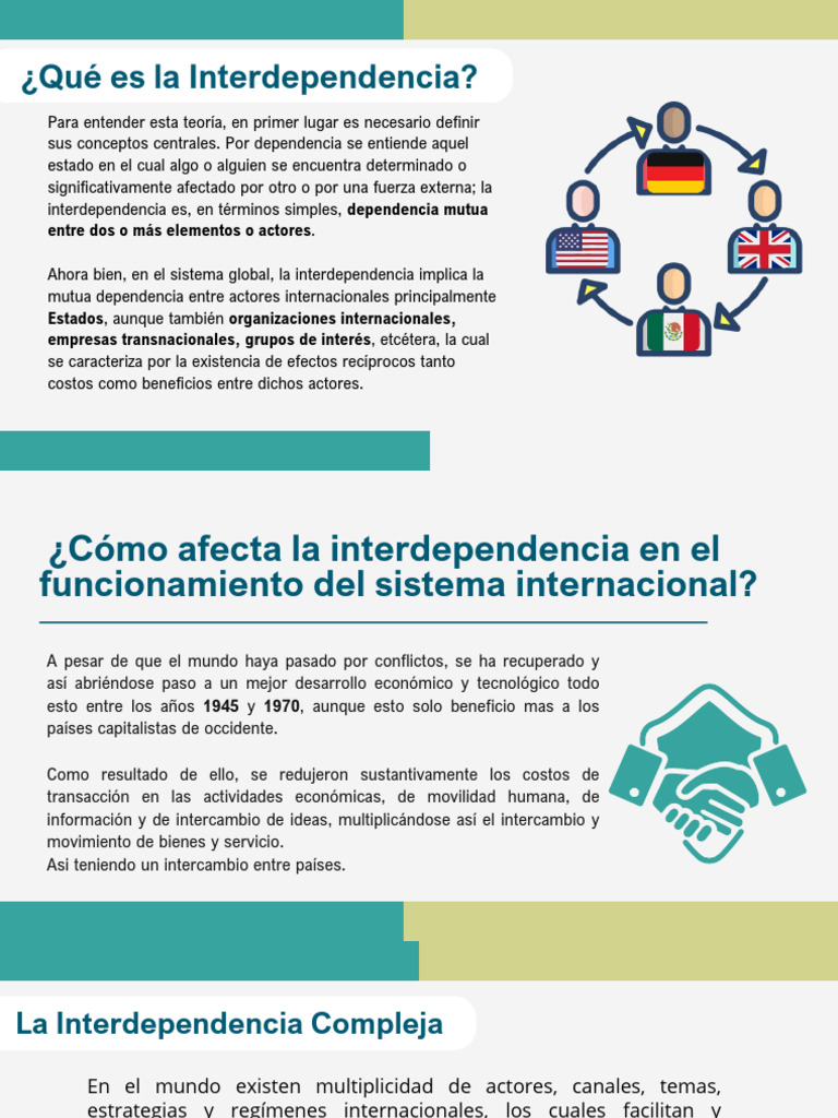 INTERDEPENDENCIA | PDF | Política