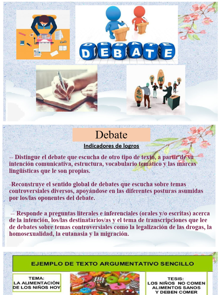 Tipos de Argumentos en Debates Controversiales | PDF | Estadísticas ...