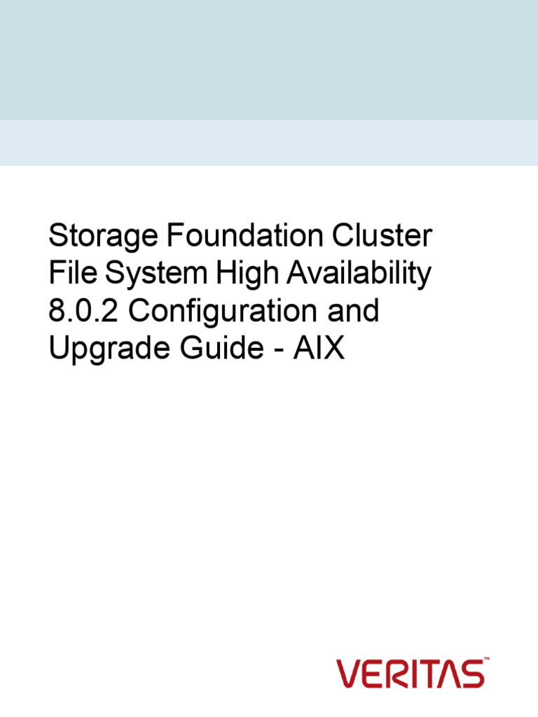 Sfcfsha Config Upgrade 802 Aix | PDF | Computer Cluster | File System