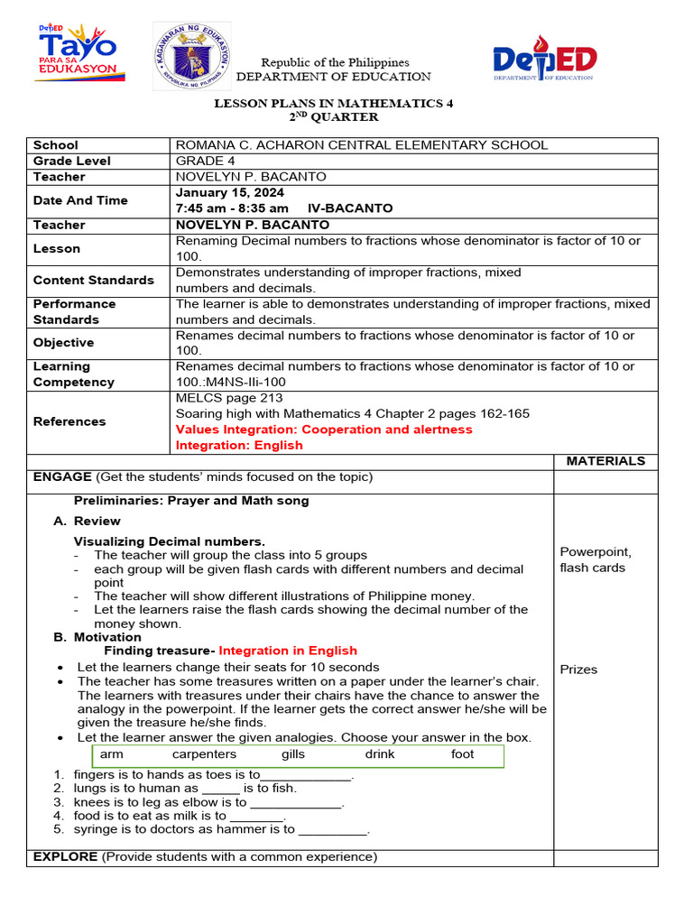 2nd Co Math Pdf Decimal Cognition