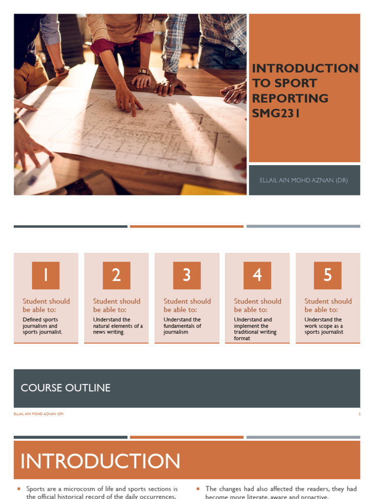 Chapter 1 Introduction To Sport Reporting | PDF | Journalism | News