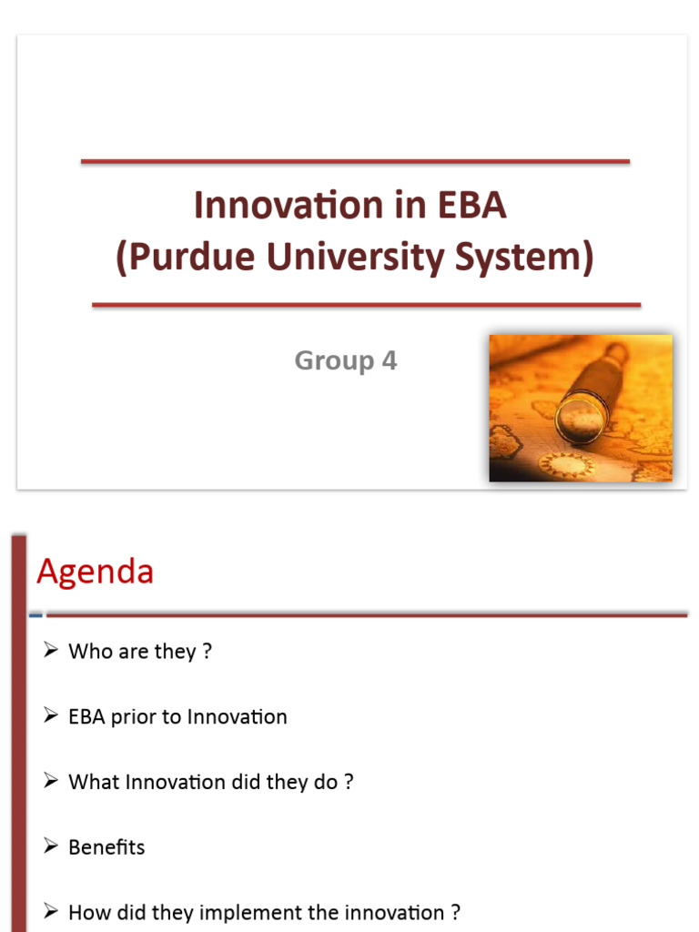 Group4 EBAInnovation | PDF | Analytics | Mentorship