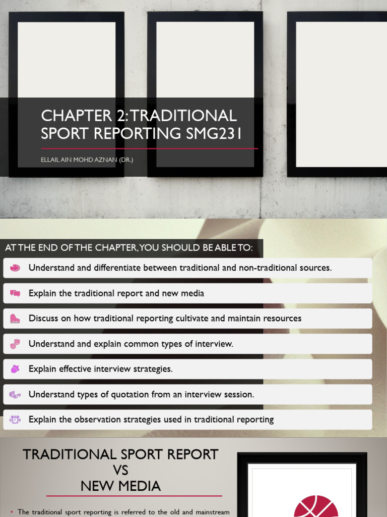 Traditional Sport Reporting Insights | PDF | Job Interview | Interview