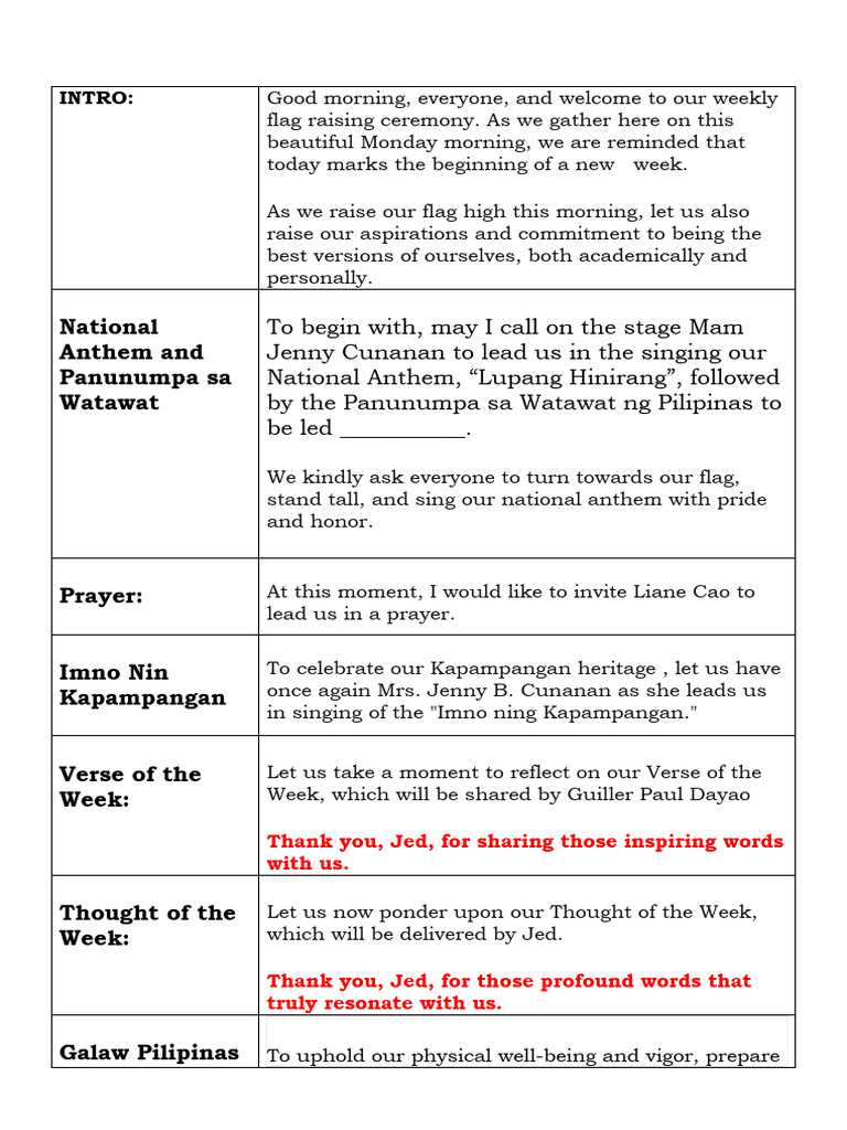 Script For Birthday | PDF