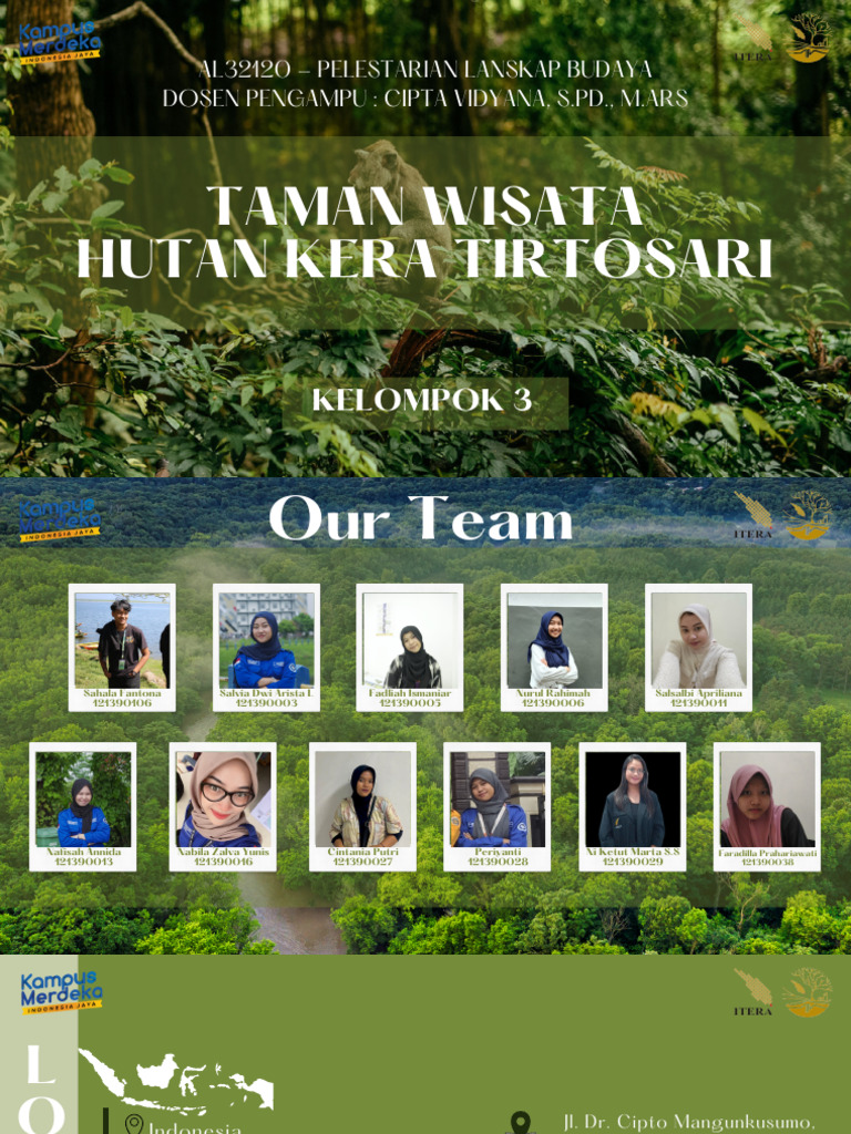 Taman Wisata Hutan Kera Tirtosari Lampung | PDF | Griya & Taman