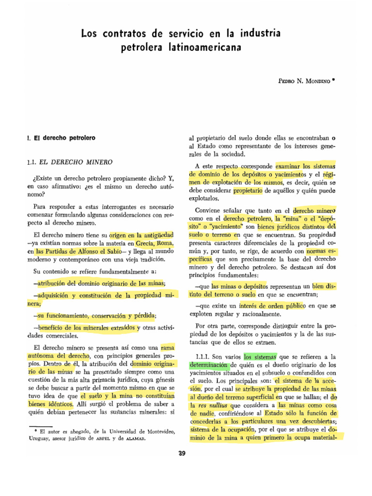 CONTRATOS PETROLEROS AMERICA LATINA 024-Estudios 03 | PDF
