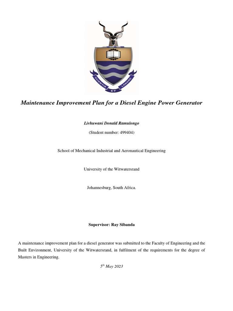 Engine Comparison Research Proposal | PDF | Reliability Engineering ...